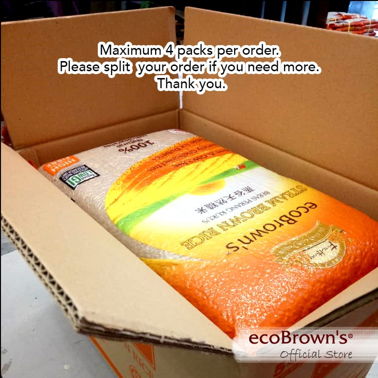ecoBrown's Steam Brown Rice [5kg] | Shopee Singapore