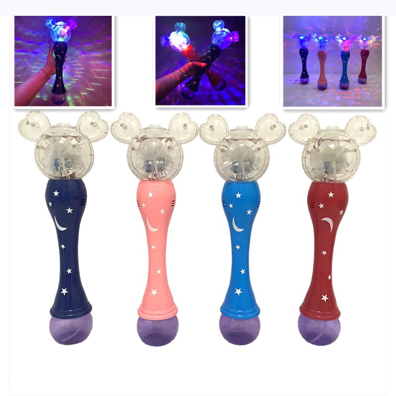 Cartoon Mickey Unicorn Bubble Machine Toys with Music Light Cute ...