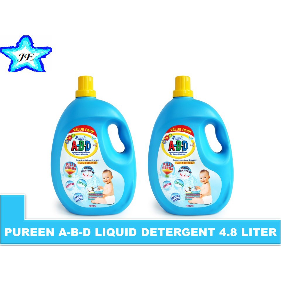 Pureen A-B-D Liquid Detergent 2x4800 ml | Shopee Singapore