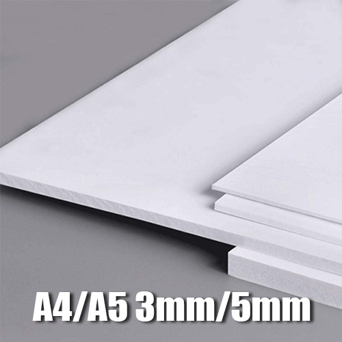 3mm/5mm A4/A5 Thickness White PVC Foam Board Sheets | Shopee Singapore