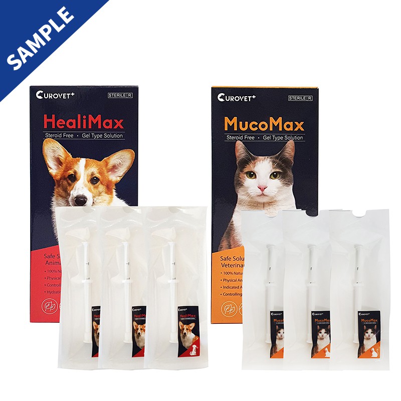 [CUROVET] 6EA Sample HealiMax & MucoMax Animal Wound and Oral Care ...