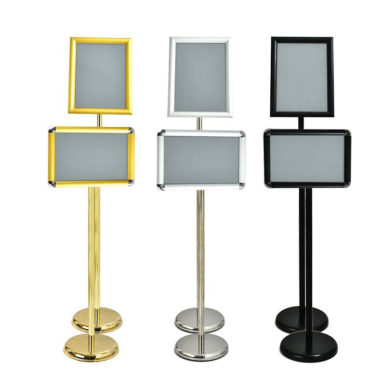 【twinkle】Stainless Steel A4 Standee Sign Vertical Billboard Water Sign ...