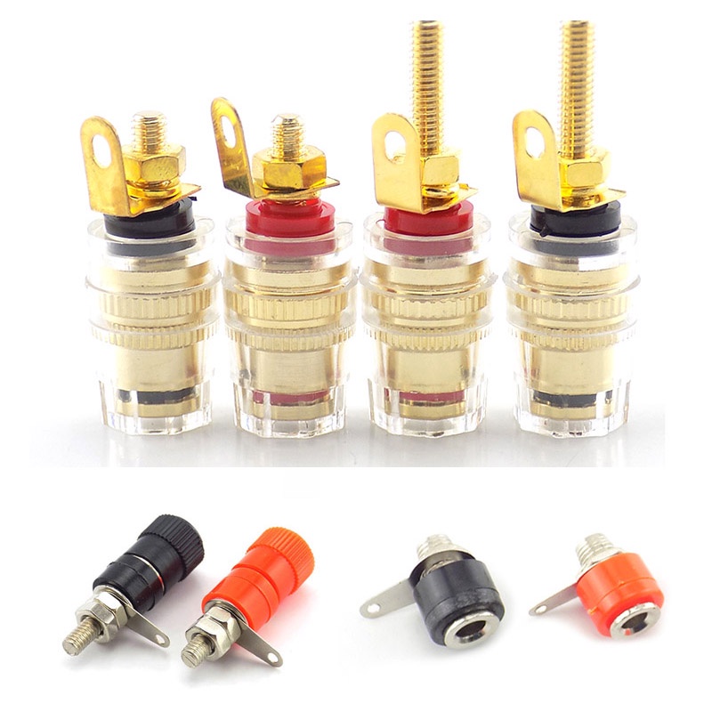Terminal Binding Post Audio 4mm Banana Plug Socket Jack Connector ...