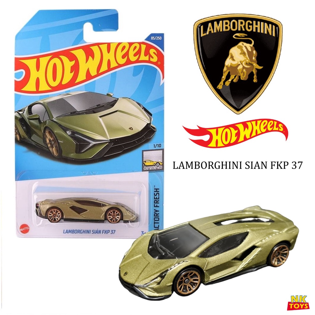 LAMBORGHINI Model Car Ini SLAN KFP 37 Original Copyright Hotwheels ...