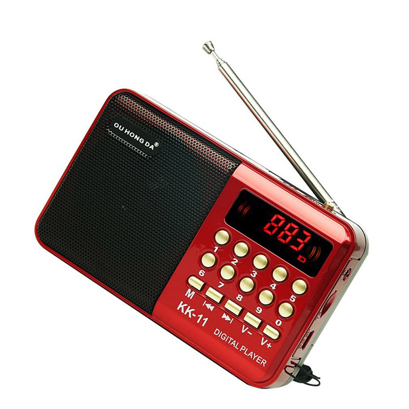 Mini Portable Radio Handheld Digital | FM | USB | TF | MP3 | Player ...
