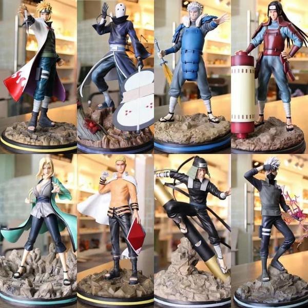 Pvc RESIN HOKAGE SENJU TOBIRAMA KAKASHI TSUNADE MINATO FIGURE NARUTO ...