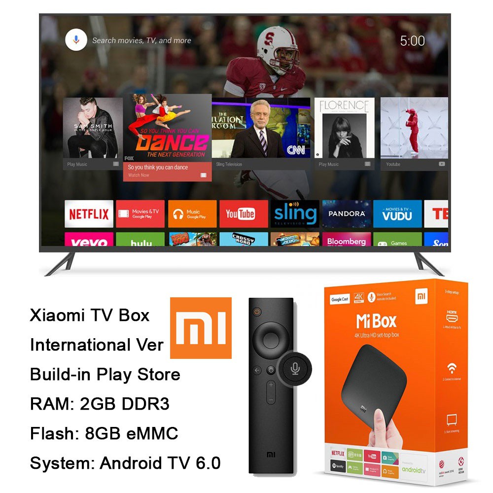 💎 READY STOCK💎Xiaomi Mi Box S MDZ-22-AB (International) - 4K HDR ...