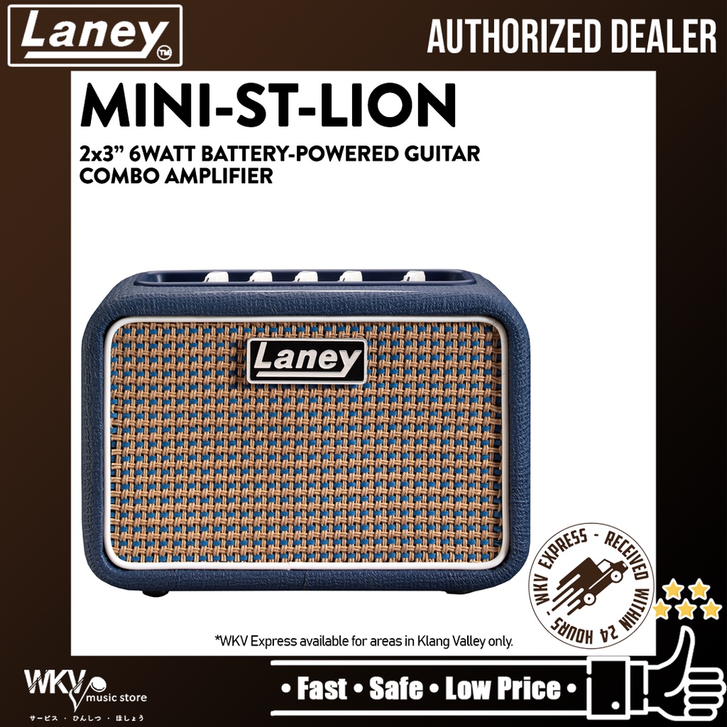 Laney Mini St Lion 2×3′′ 6Watt Combo Guitar Amplifier (MINI-ST-LION ...