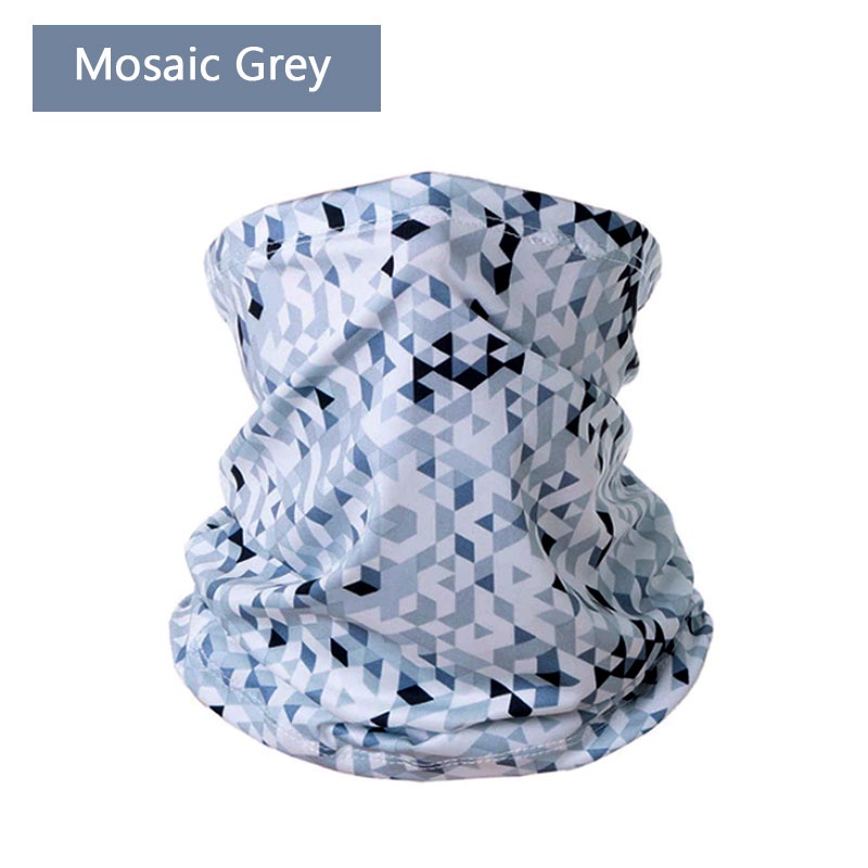 Anti Dust UV Protection Stitched Camouflage Face Buff Bandana Head ...