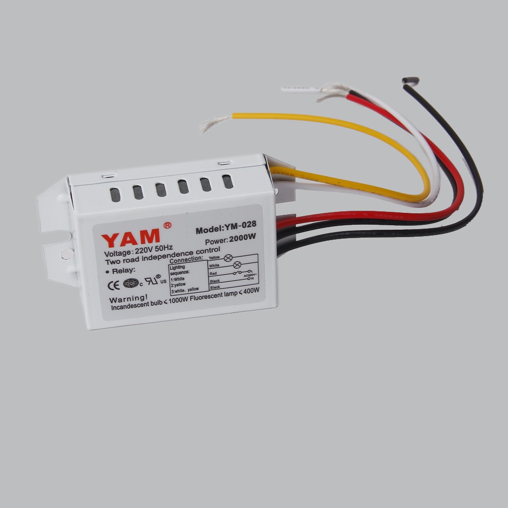 Shiwaki Digital Subsection Switch 2 Way 3 Section Lighting Control Switch 220V | Shopee Singapore