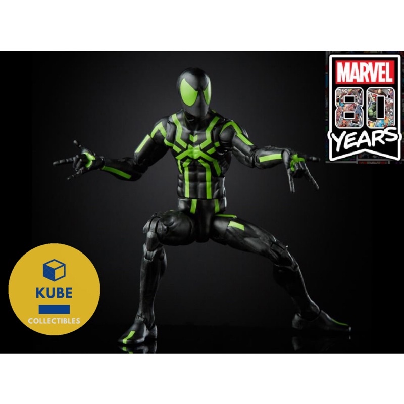 80th Anniversary Hasbro Marvel Legends Big Time Spider-Man Black ...