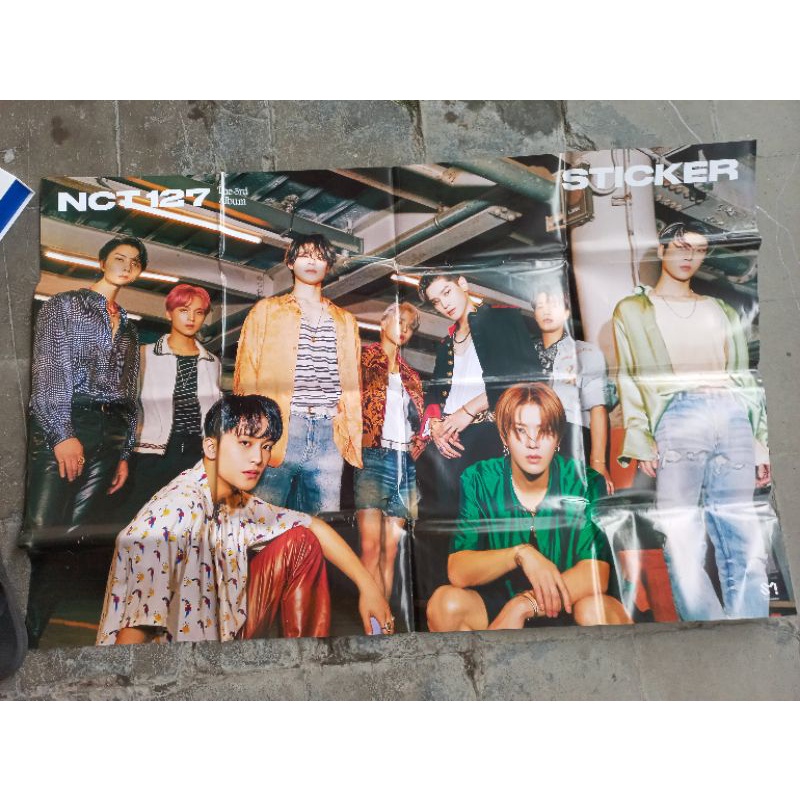 Poster A3 NCT 127 Sticker seoul ver (folded) | Shopee Singapore
