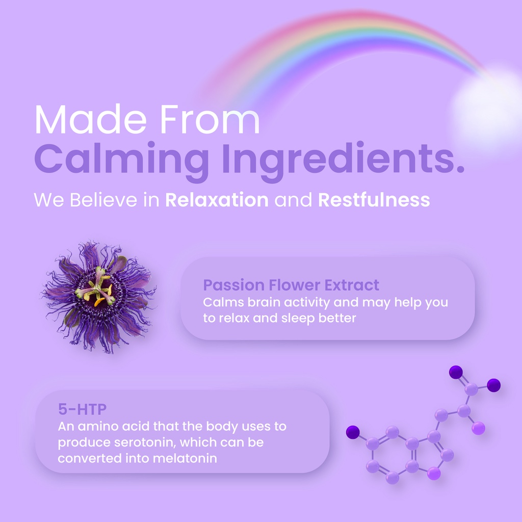 AVALON Passion Flower Sleep Gummies 60s | With Gaba | Melatonin Free ...