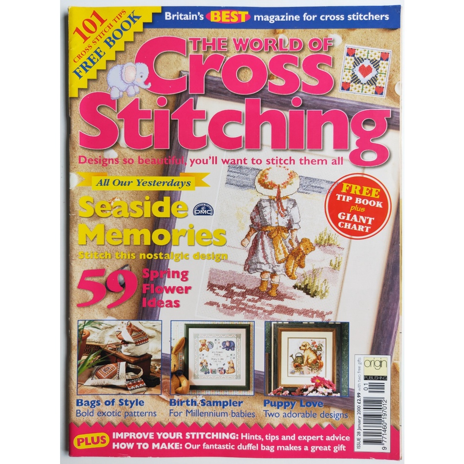 [USED] [WOX 028] [with Giant Chart] World of Cross Stitching, UK (Cross ...