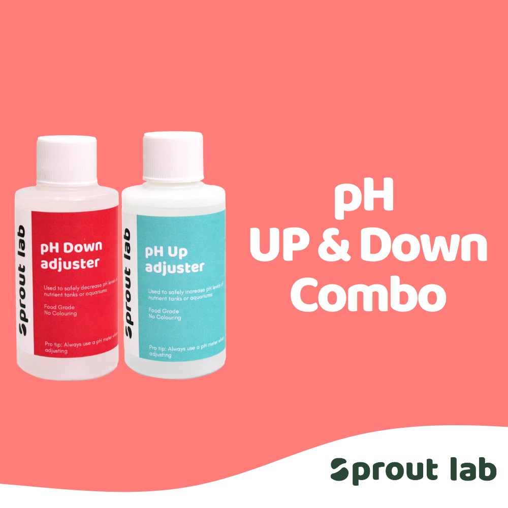 Sprout lab | PH DOWN + PH UP COMBO (100ml/200ml) | Buffer Solution for ...