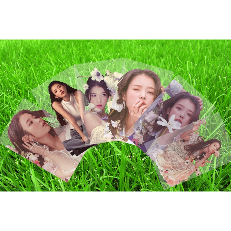 Kpop IU 'LILAC' PVC Clear Photocard New Album Photograph Cards | Shopee ...