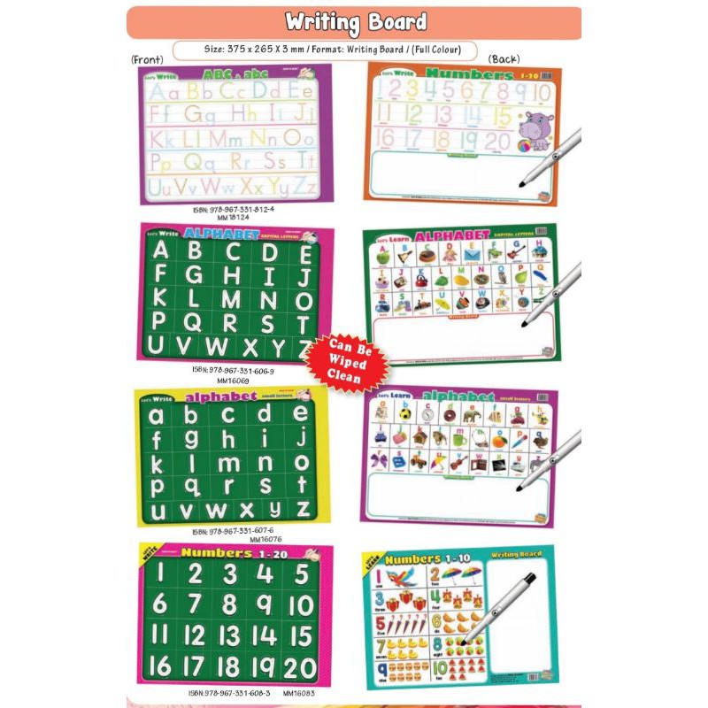 Mind To Mind - Let's Write (ABC&abc/Number)(Alphabet small letter ...