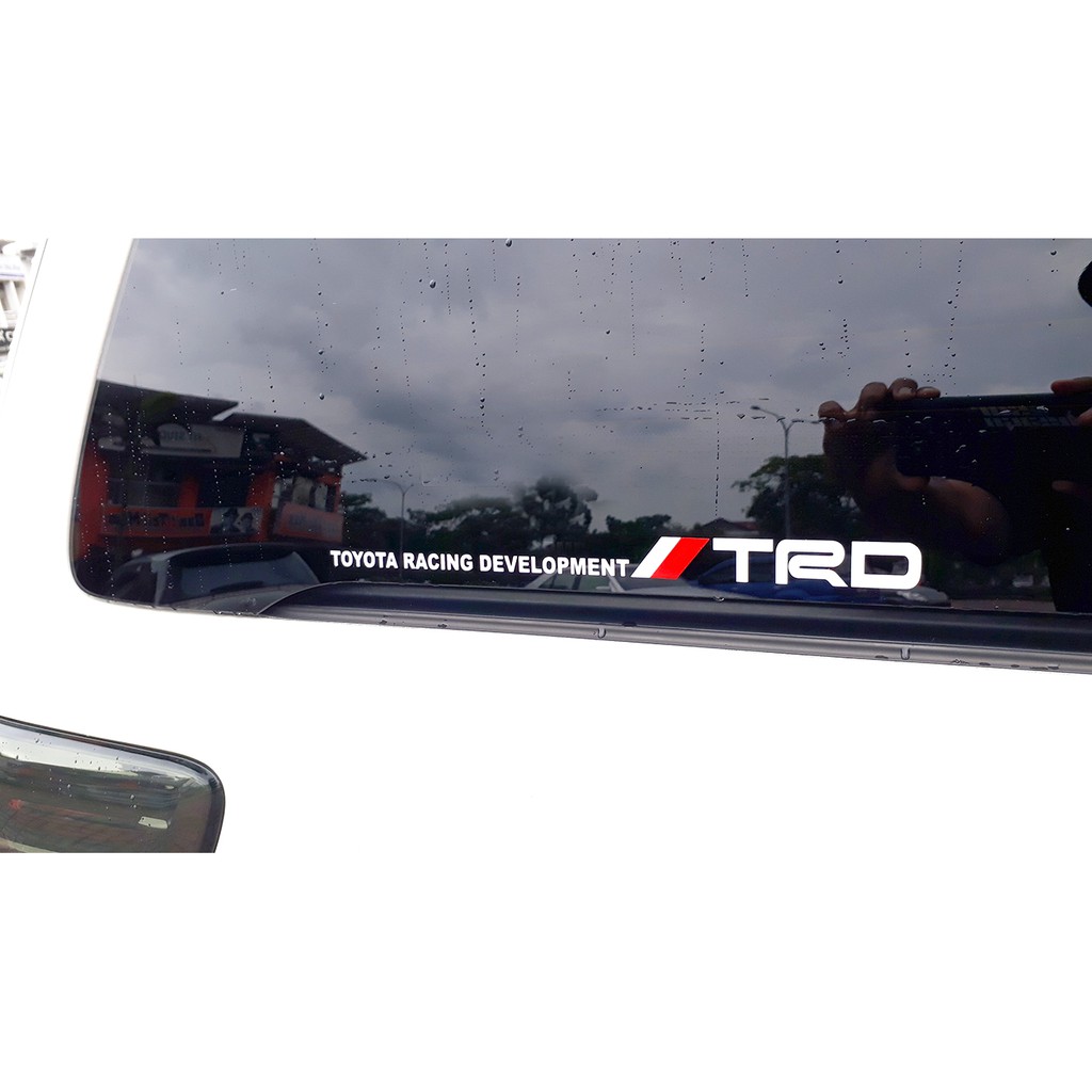 TRD Toyota Racing Development - outdoor sticker (1pair) | Shopee Singapore
