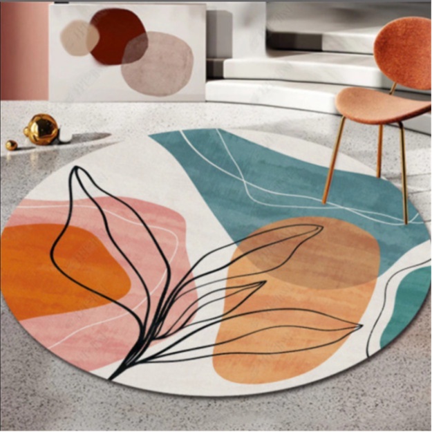 SG STOCK*Anti Slid Nordic Round Carpet / 80-160cm Carpet/Carpet Rugs ...