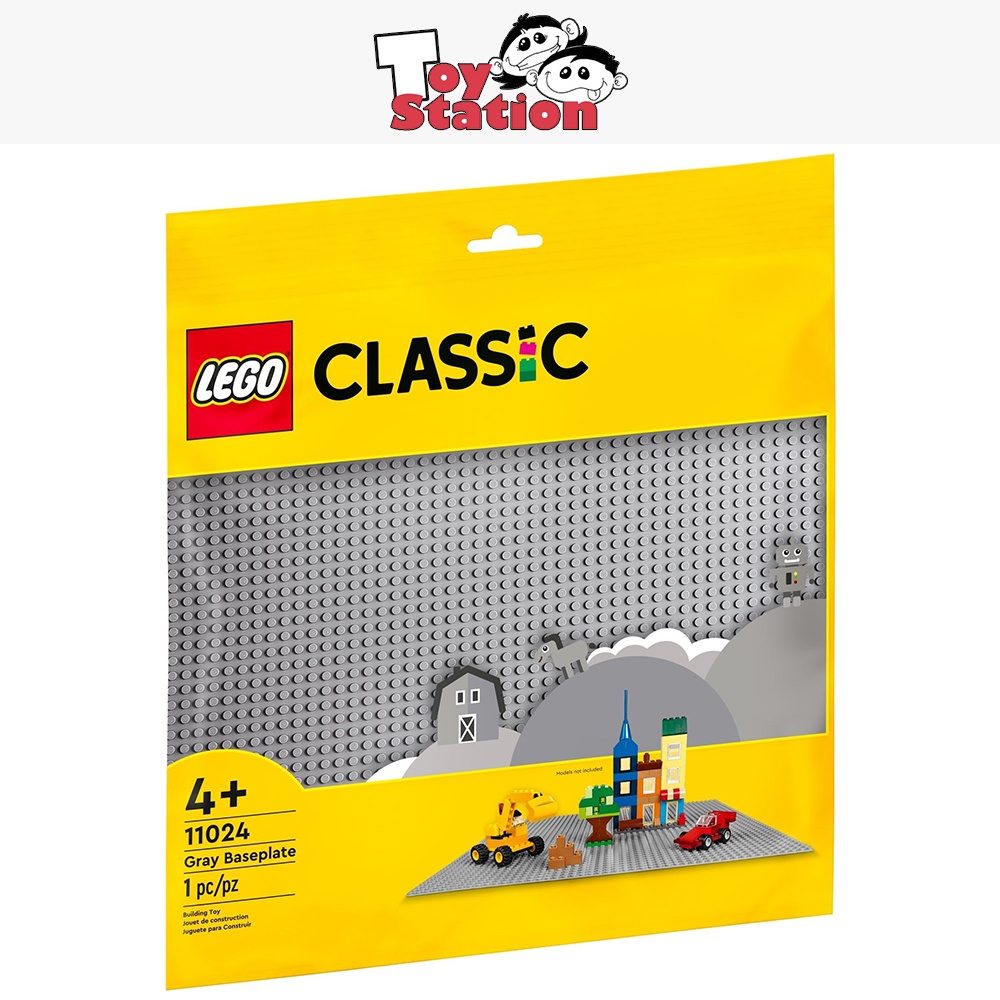 LEGO Classic 11024 Grey Baseplate | Shopee Singapore