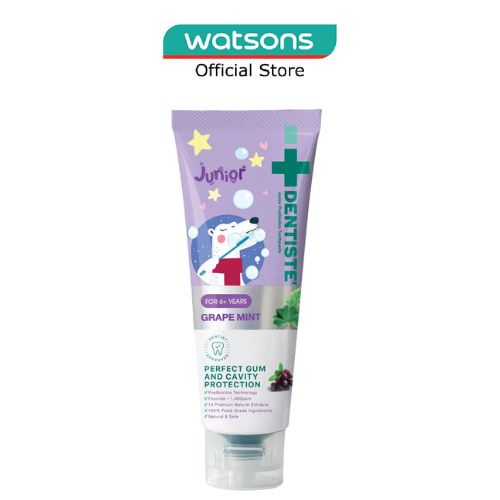 DENTISTE Kids Postbiotics Toothpaste Grape Mint Flavor For 6yrs old ...