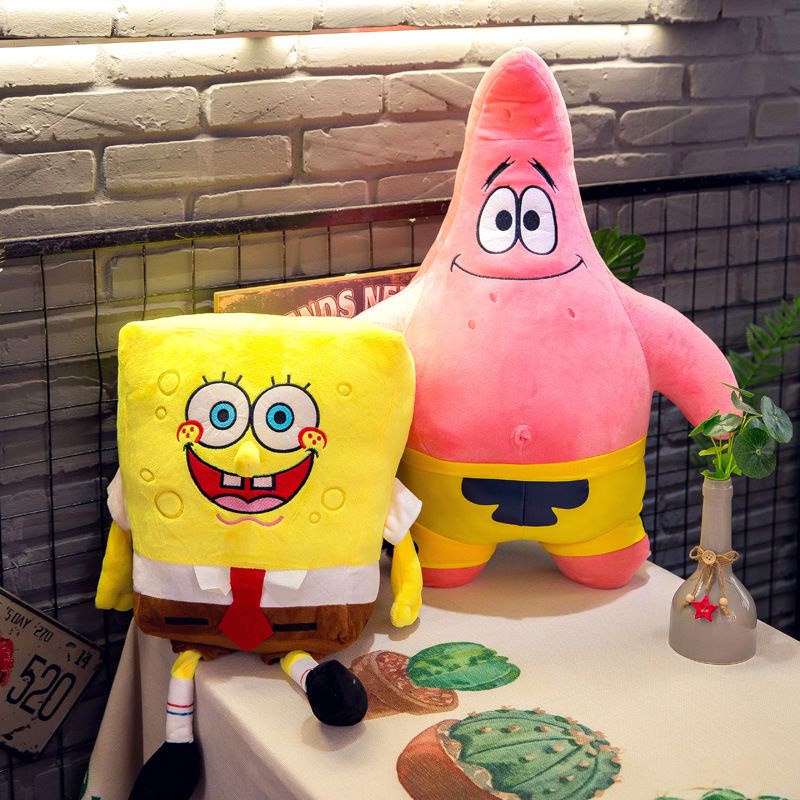 Star Spongebob Patrick Plush Toy Cute Kawaii Cushion Kids Girls Decor ...