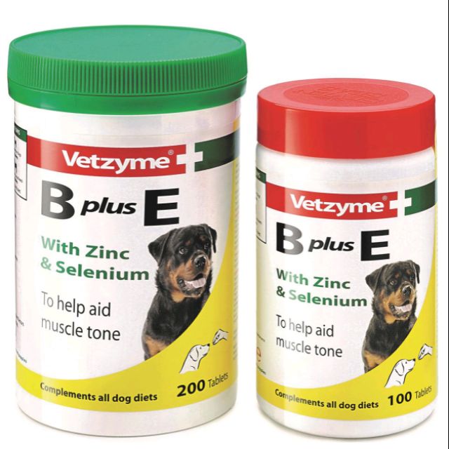Vetzyme B plus E with Zinc & Selenium (100 tablets) | Shopee Singapore