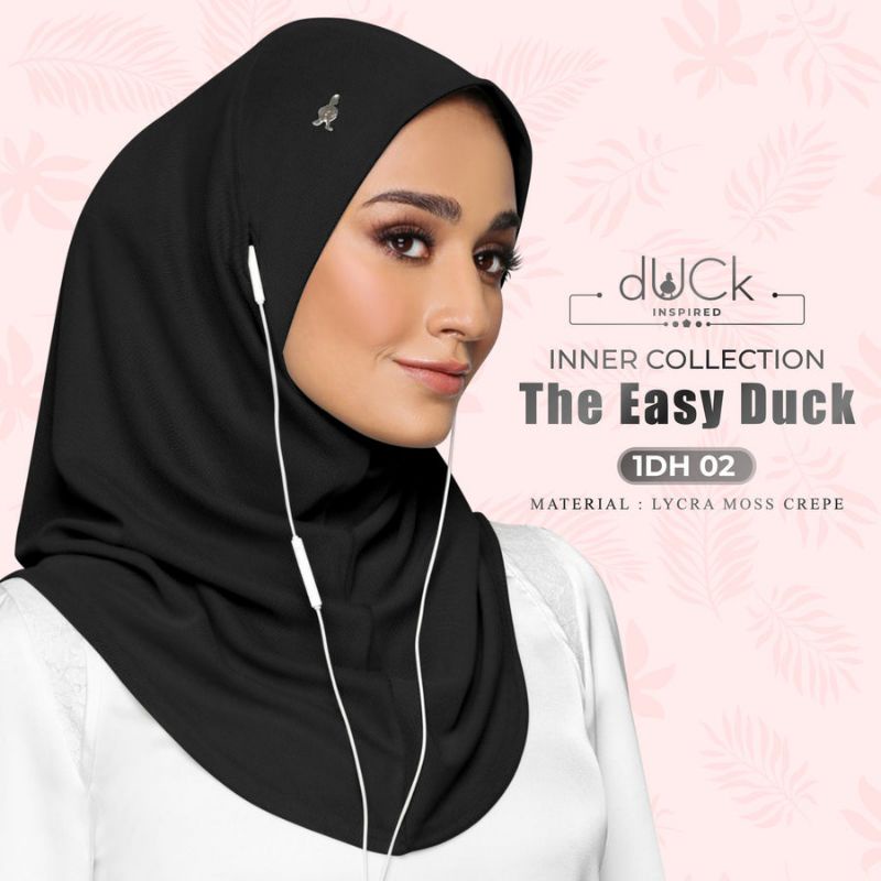 [SG Seller] The Easy Duck Sports Instant Tudung with Earpiece Slit ...