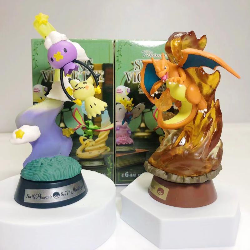 6 Styles Pokémon Ghost Edition Desktop Car Ornaments Doll Hand-Made ...