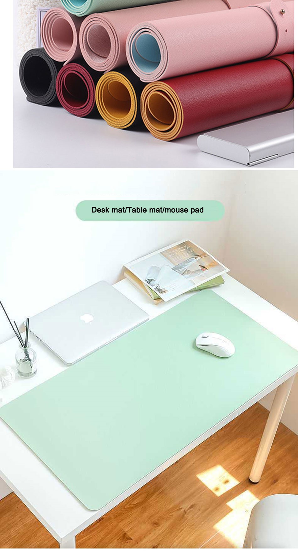 2022 New High Quality Comfortable Touch Leather Office Desk Mat 60 x ...