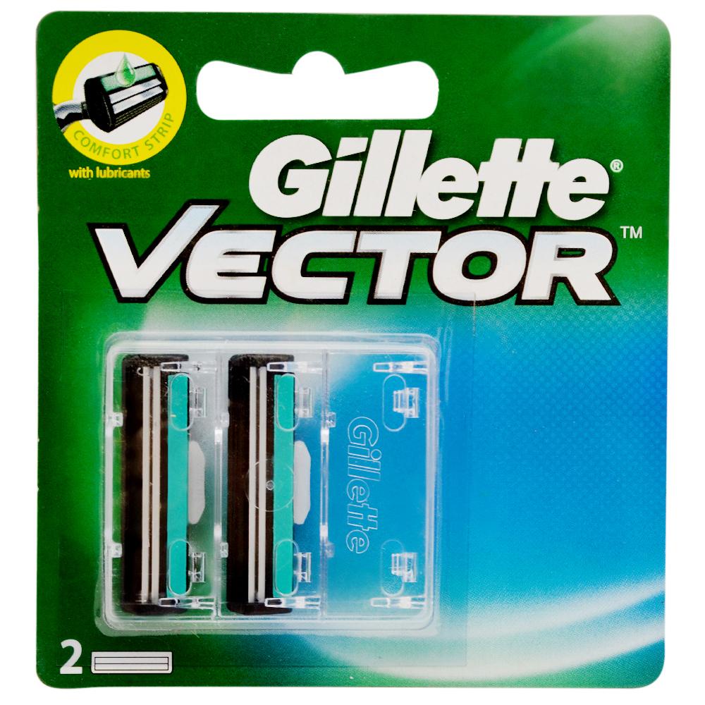Gillette Vector Shaving Cartridge Twin Blades 2 pcs | Shopee Singapore