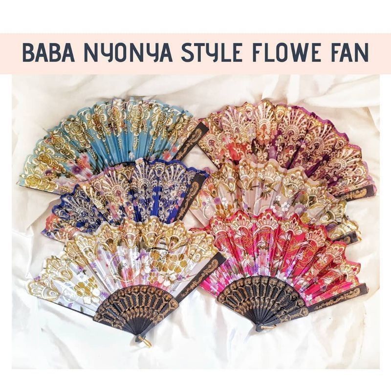 STOK [Doorgift Wedding ] Tradisional Kipas Tangan Kipas Nyonya ...