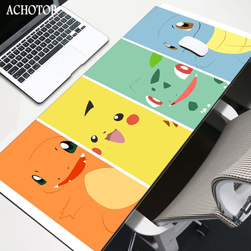 Pokemons Mouse Pad Large Gamer Anti-slip Rubber Pad Gaming Mousepad to ...