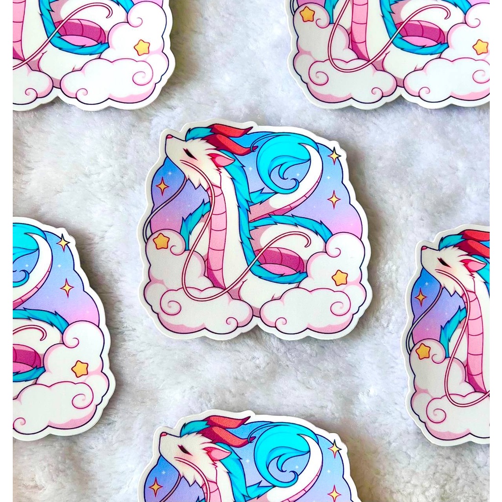 💕WATERPROOF💕HAKU/ Spirited Away Dragon/ Laptop Sticker/ Car Decal ...