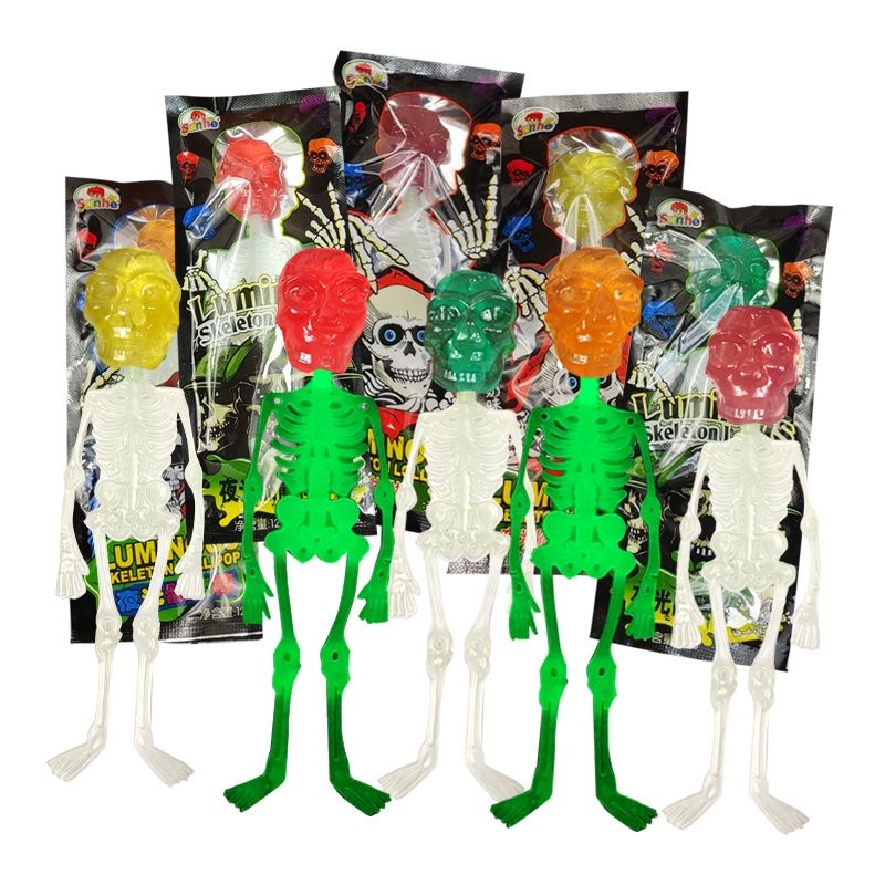 Luminous Skull Candy Halloween Luminous Fluorescent Luminous Horror ...