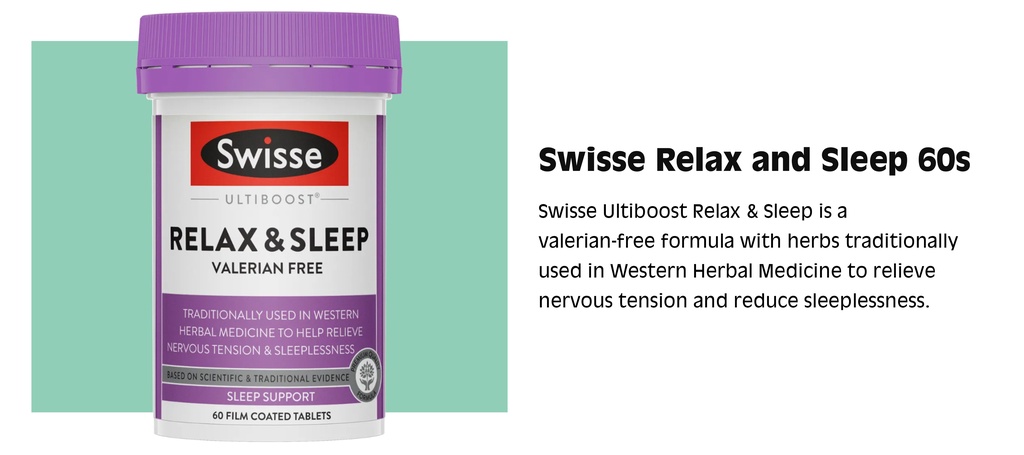 Swisse Ultiboost Sleep 100s I Relax and Sleep 60s I Sleep Gummies ...