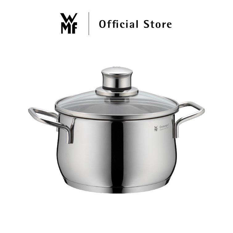 WMF Diadem Plus High Casserole With Lid 16cm 2.47KG | Shopee Singapore