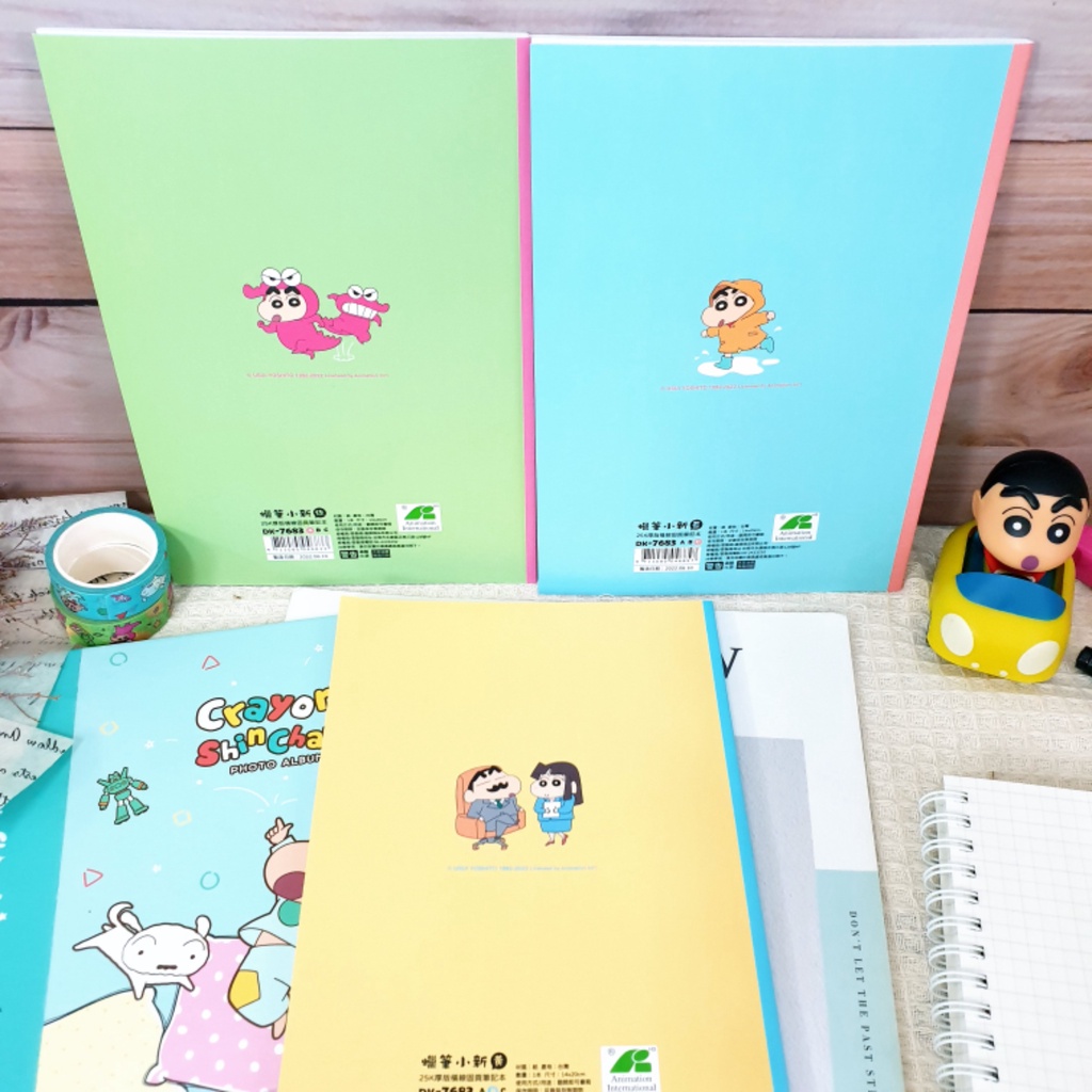Crayon Shin-Chan 25k Thick Version Horizontal Line Notebook Fixed Page ...