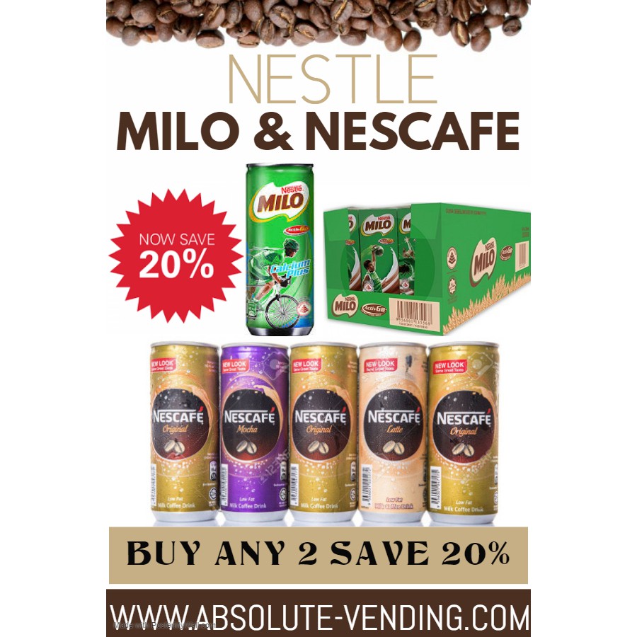 [TWIN BUNDLE] NESTLE MILO & NESCAFE ASSORTED TWIN DEAL SAVINGS | Shopee ...