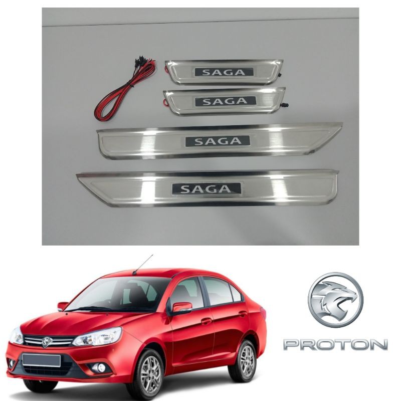 Proton Saga 2016 Side Sill Step with LED | Shopee Singapore