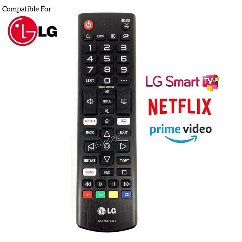 LG Smart TV Remote Control with Netflix Prime Video Replacement ...