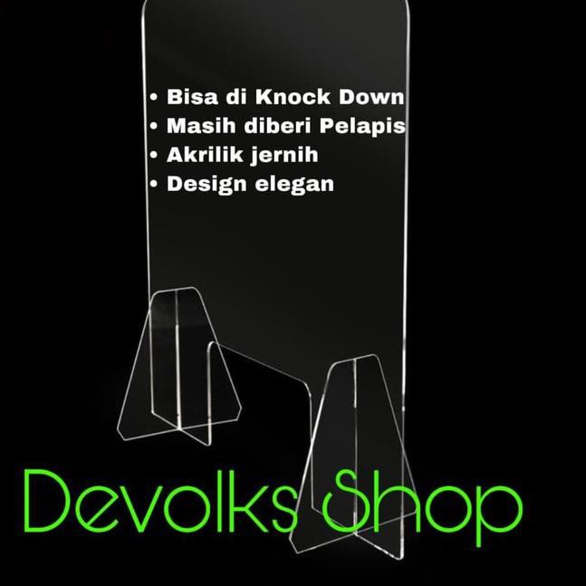 Universal 60x60 X 2mm Acrylic Table Divider Partition / Divider ...