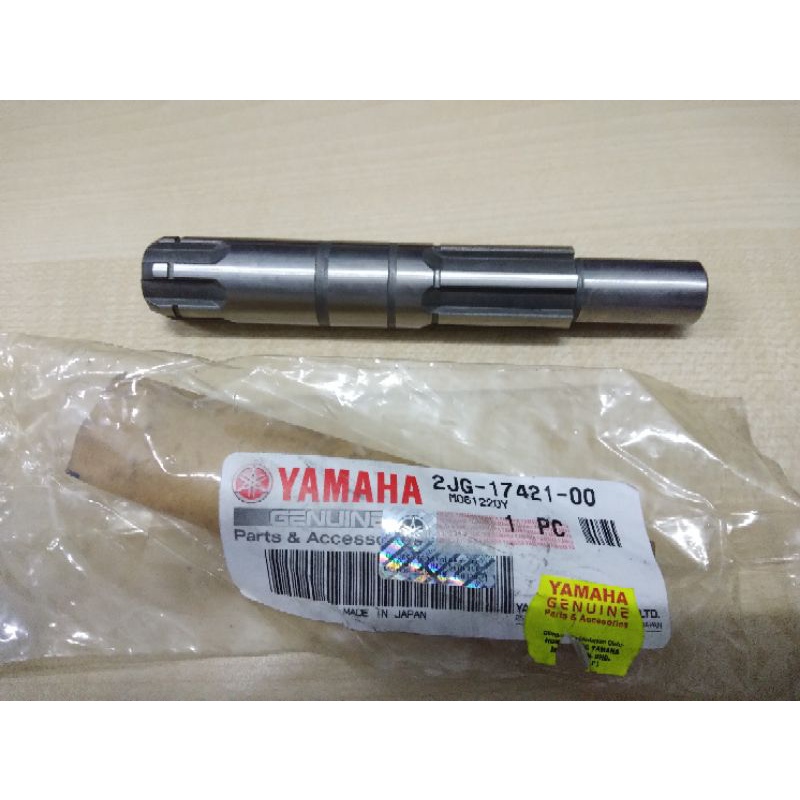 Sprocket shaft standard Y100/Y110ss/SS2 NOS (2JG-17421-00) | Shopee ...