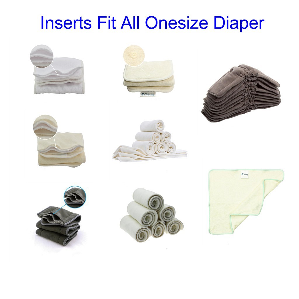 baby Cloth Diaper Insert Bamboo Fiber Bamboo Charcoal Cotton Linen ...