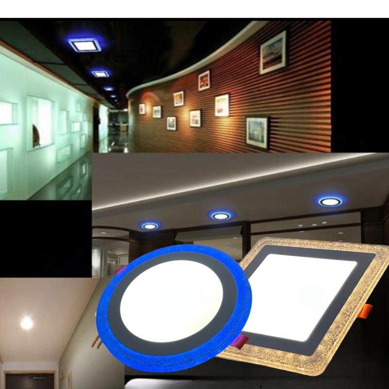 Double Color LED Bubble Effect Panel Light (12+4w)(6+3w)Panel LED ...