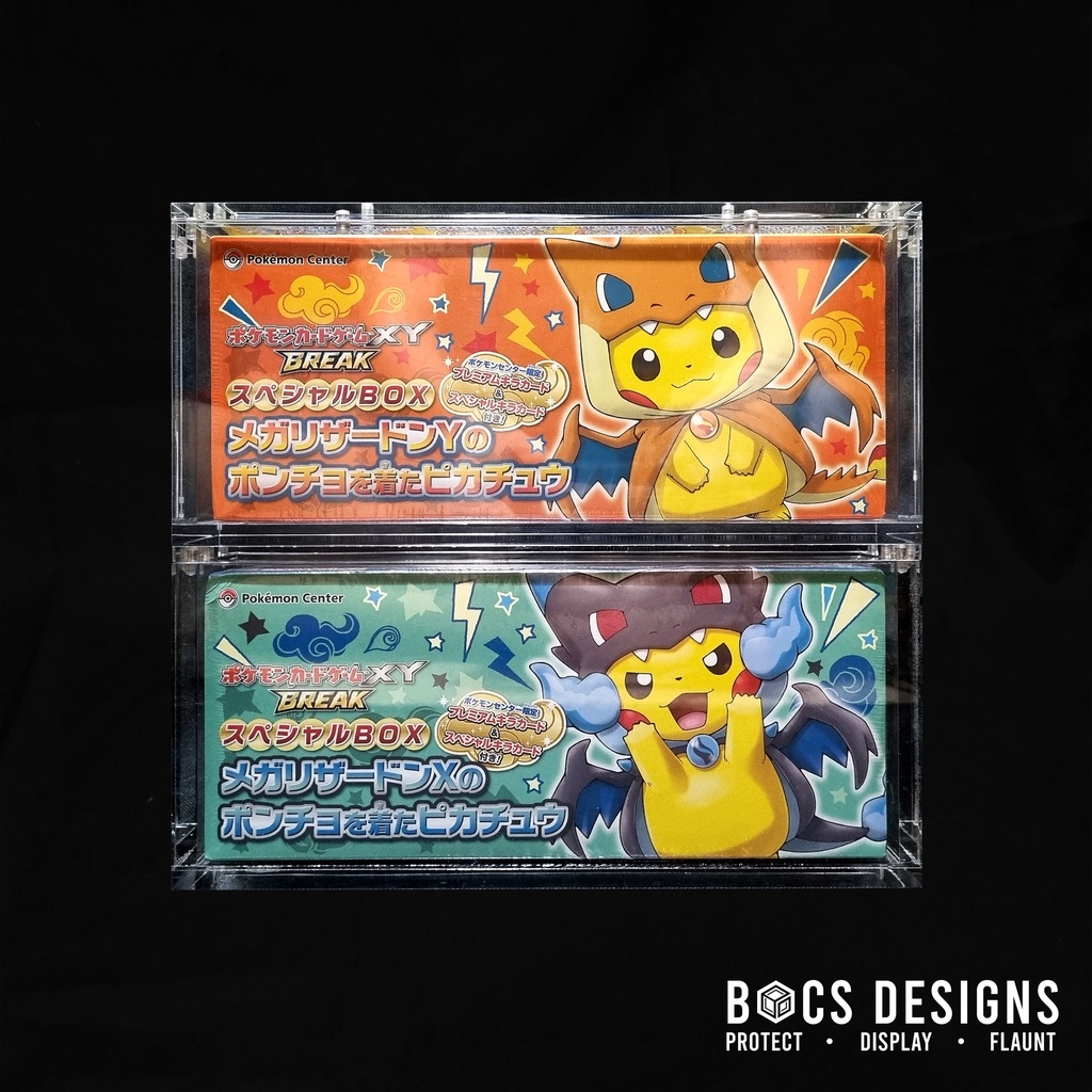 BOCS Pokemon Kanazawa Poncho Pikachu Japanese Box NON UV Acrylic ...
