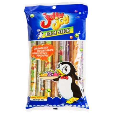 [Bundle of 3] Jelly Joy Jelly Stick Assorted Flavours 20 sticks/pack ...