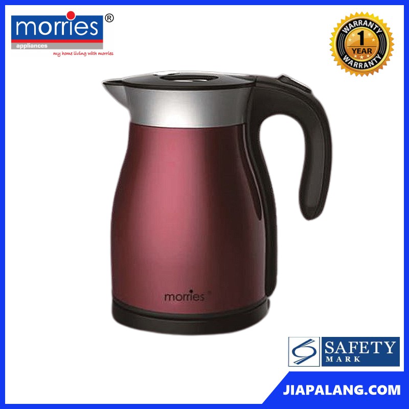 Morries 1.2L Thermo Kettle MS 1200TEK | Shopee Singapore