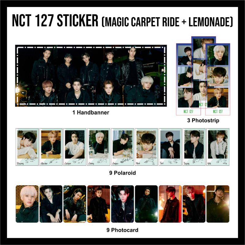 Dhavitashop - Fankit Kpop NCT 127 - Sticker (Sticky/Seoul City/Dreamer ...
