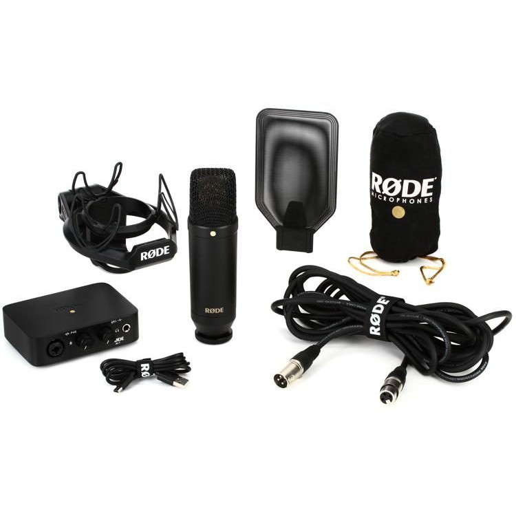 Rode NT1 Mic Complete Studio Kit with Al-1 Audio Interface SMR ...